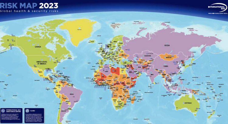 International SOS aktualisiert Welt-Risikokarte | Ziele - Counter vor9 International SOS aktualisiert Welt-Risikokarte | Ziele - Counter vor9